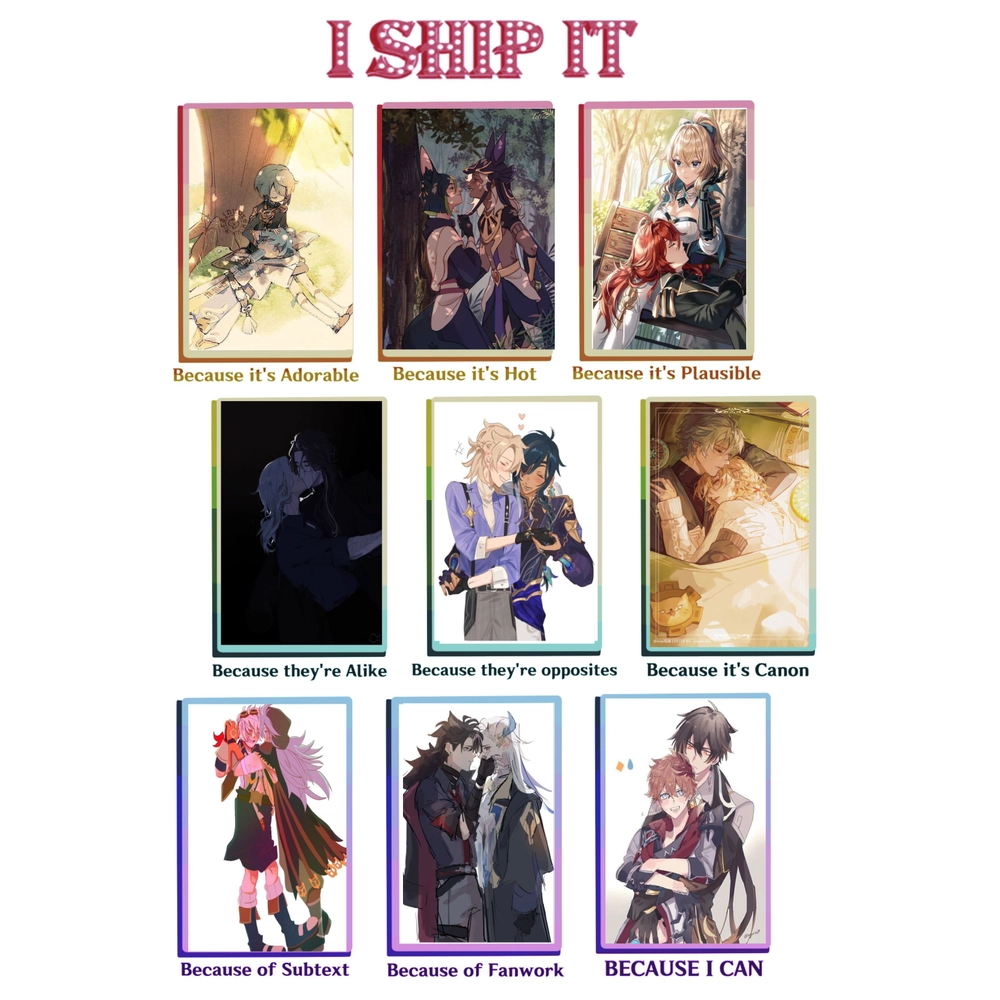 I ship it because: Genshin Impact | HoYoLAB