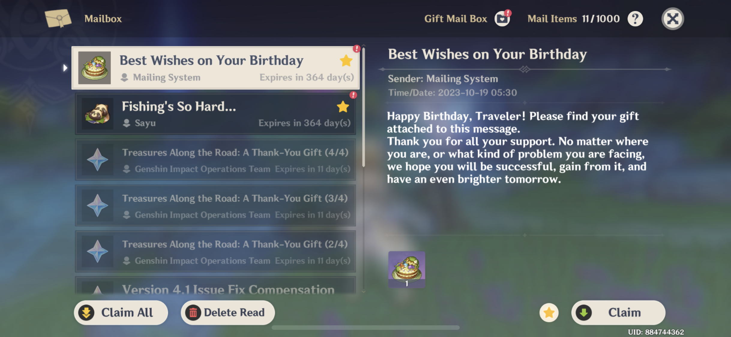 Happy birthday me and Sayu! Genshin Impact | HoYoLAB