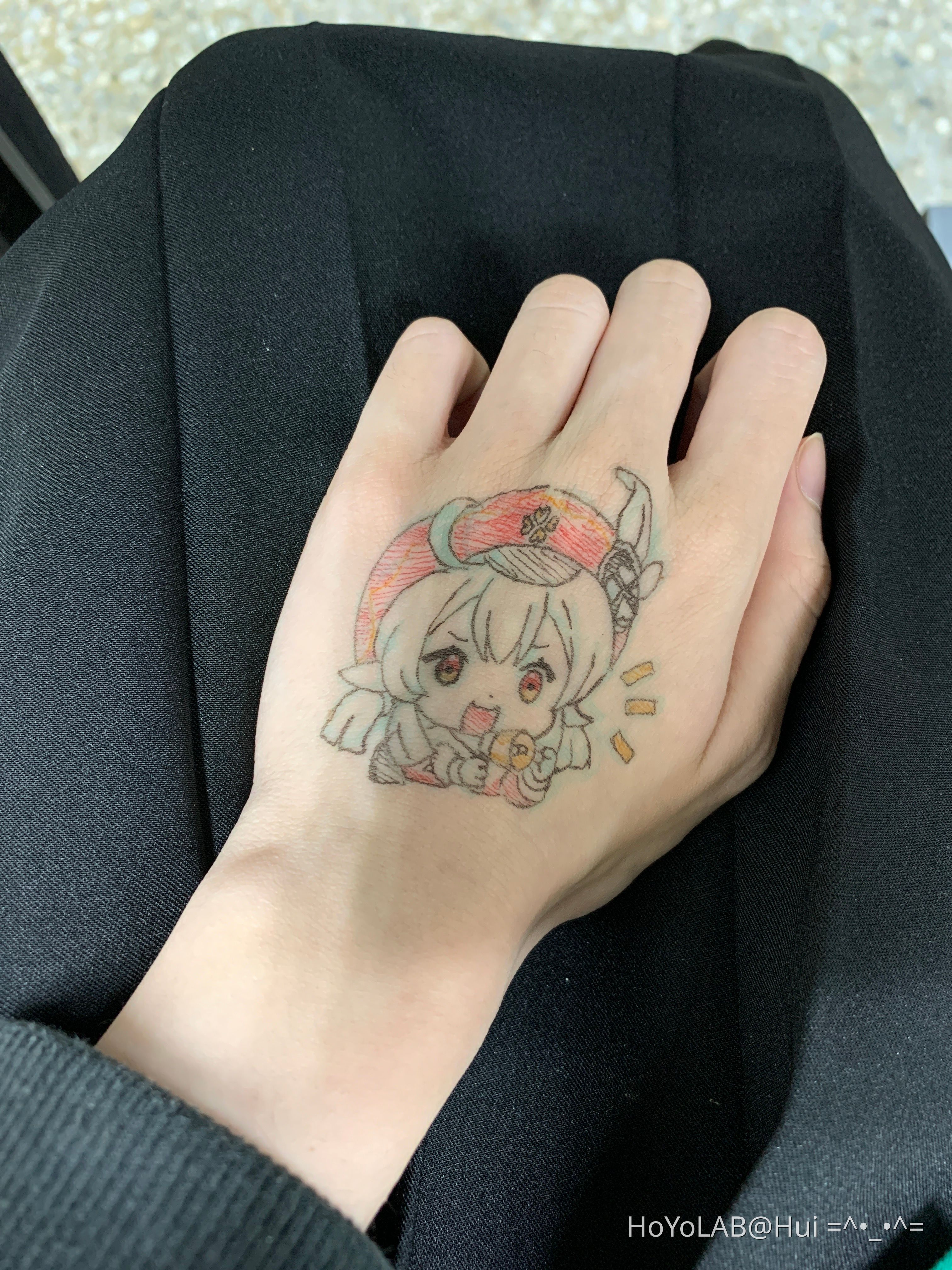 高中的我依舊喜歡在手上畫畫 Genshin Impact | HoYoLAB