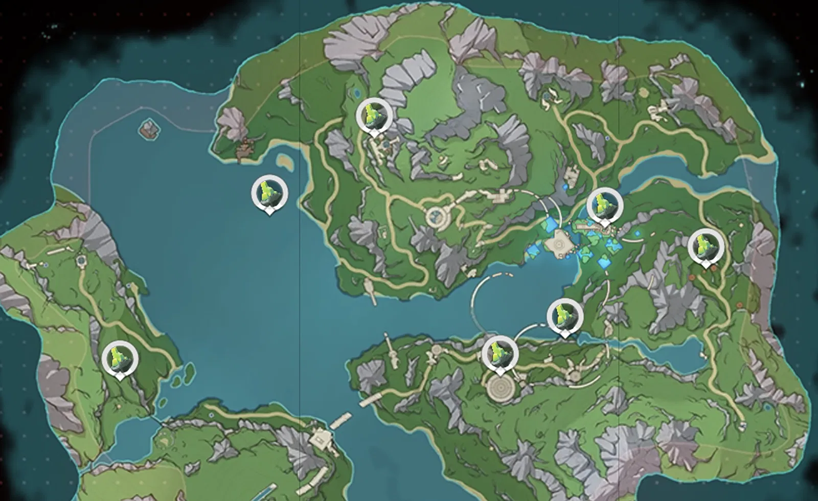 [Fontaine 4.1] Liffey Region & Institute Region Chest Collection Guide 10 | Submerged Stony Path ...