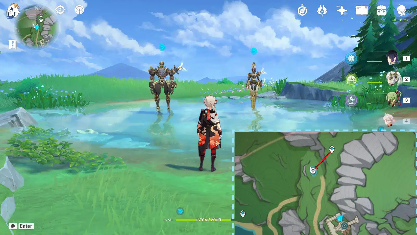 [Fontaine 4.1] Liffey Region & Institute Region Chest Collection Guide 10 | Submerged Stony Path ...