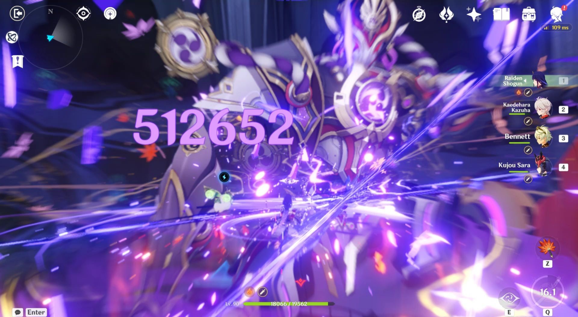 C2 Raiden Shogun + C6 Kujou Sara Showcase Genshin Impact | HoYoLAB