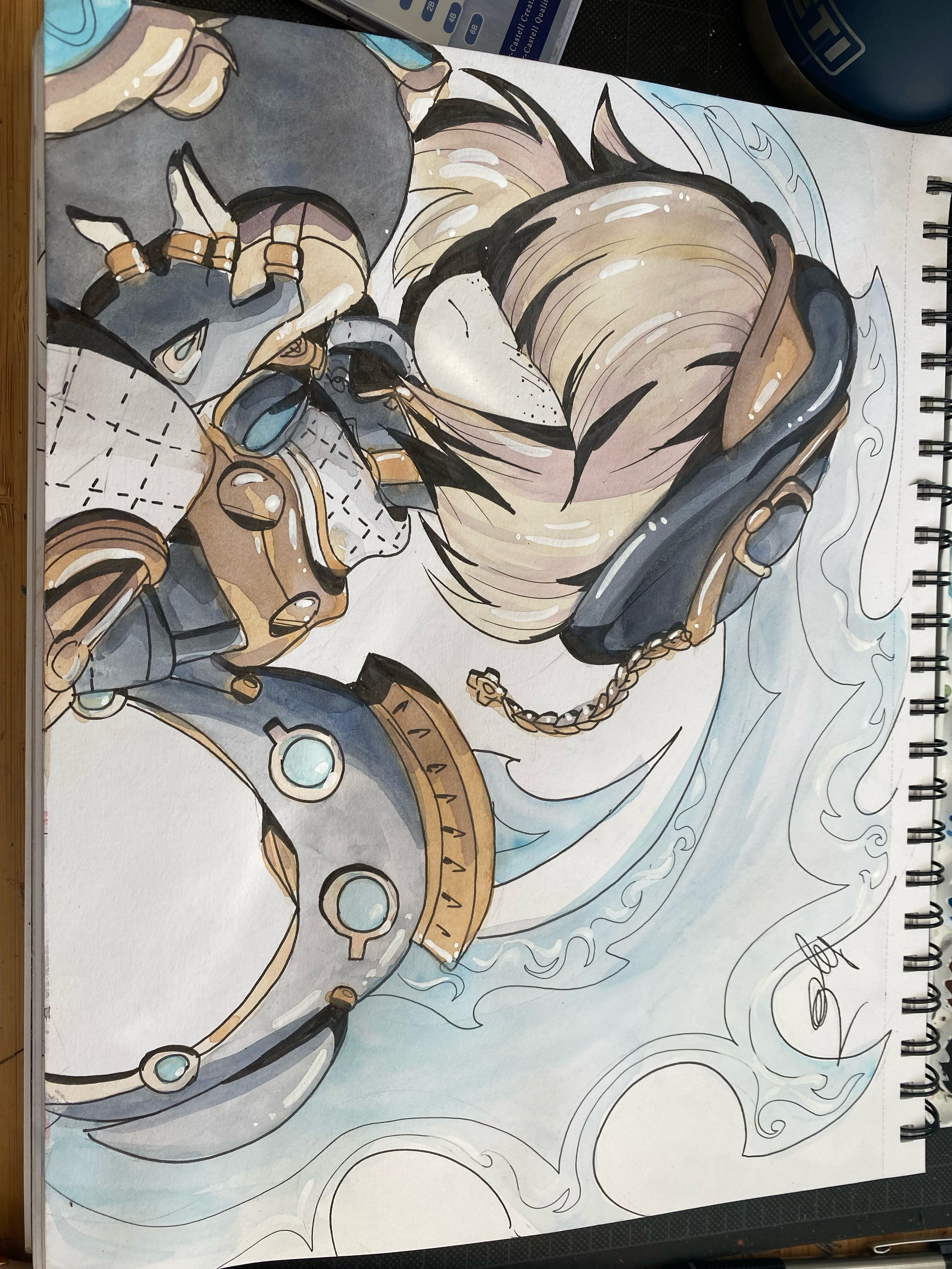 Ferminet (Finished Painting) FINALLY Genshin Impact | HoYoLAB