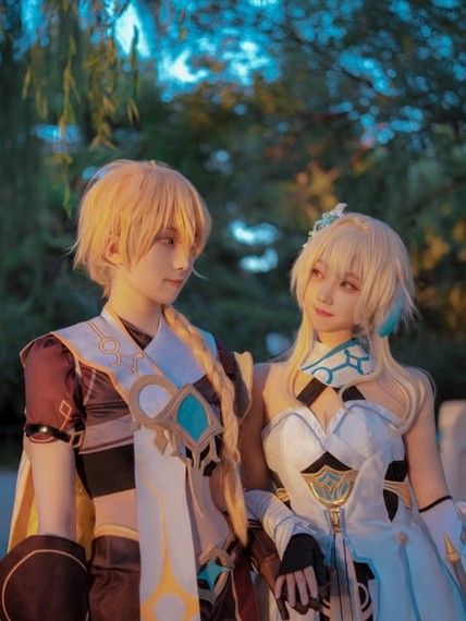Aether y Lumine cosplay :D Genshin Impact | HoYoLAB