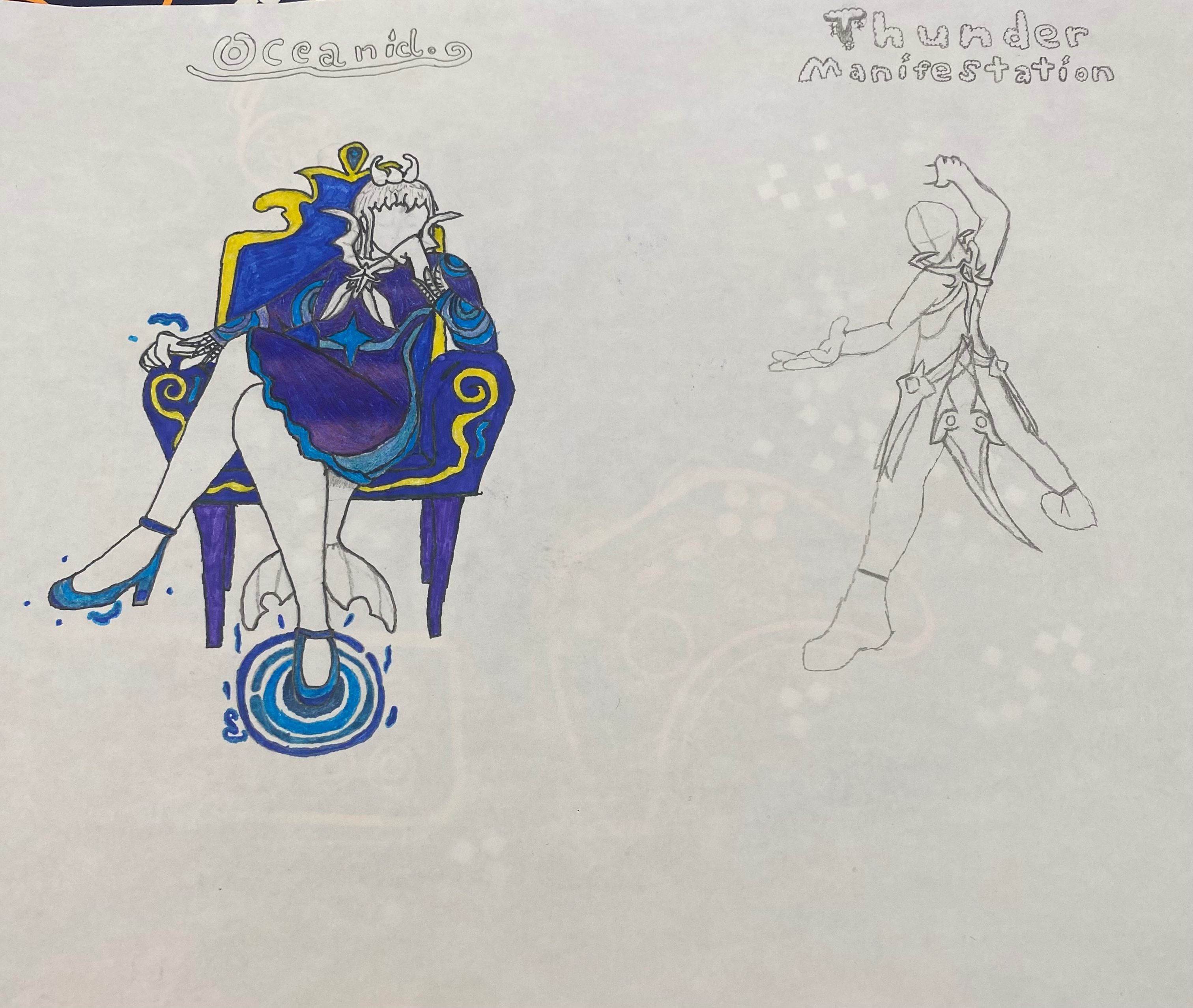 Humanoid Oceanid & Thunder Manifestation (Part 2!) Genshin Impact | HoYoLAB