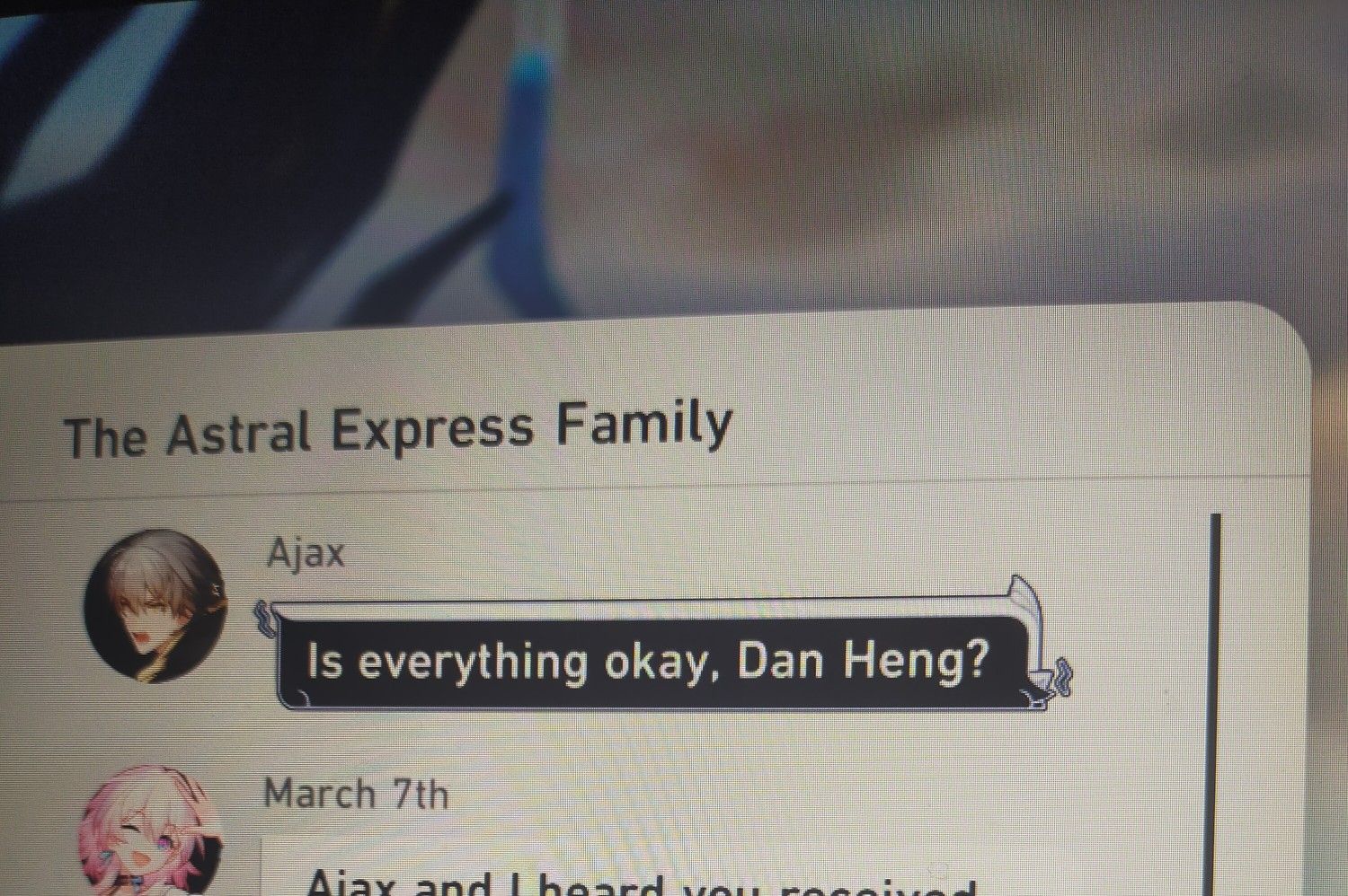 The messages Honkai: Star Rail | HoYoLAB