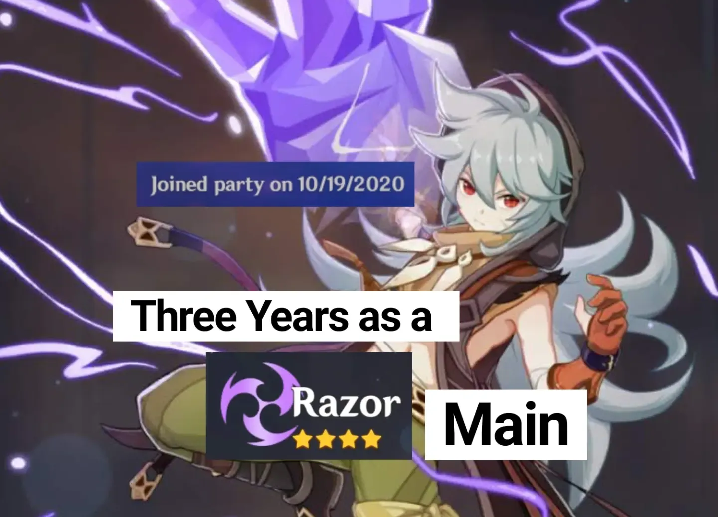 I've officially been a Razor main for three years. Genshin Impact | HoYoLAB