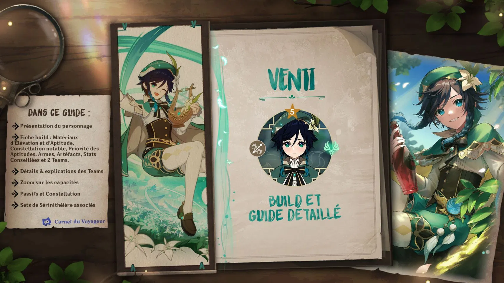 [Version 4.1] Venti | Planning de Farm et Farming Routes : Cécilia ...