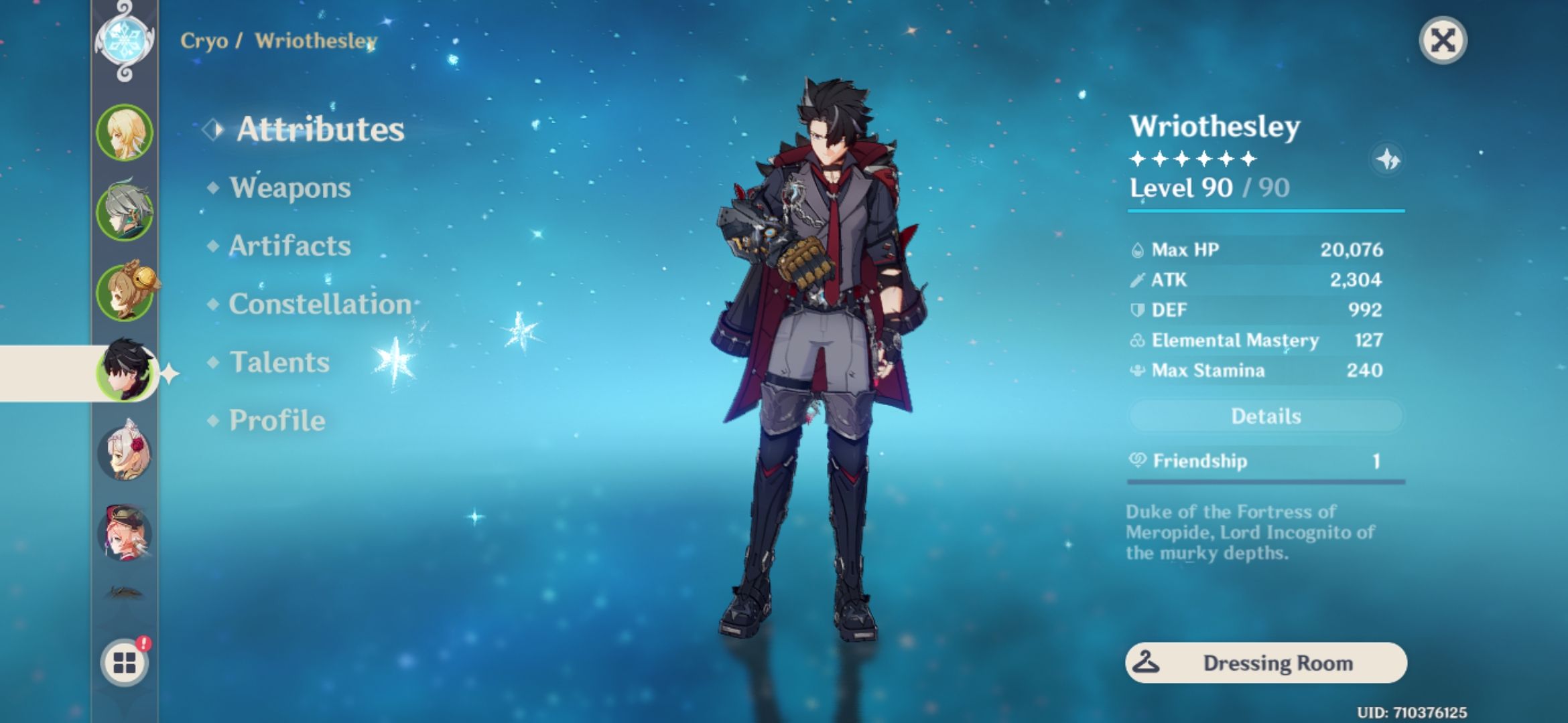 Got Mr.Handcuffs to lvl 90 as soon as he arrived ALL HAIL THE DUKE ...