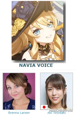 Navia's Voice Actor Genshin Impact | HoYoLAB