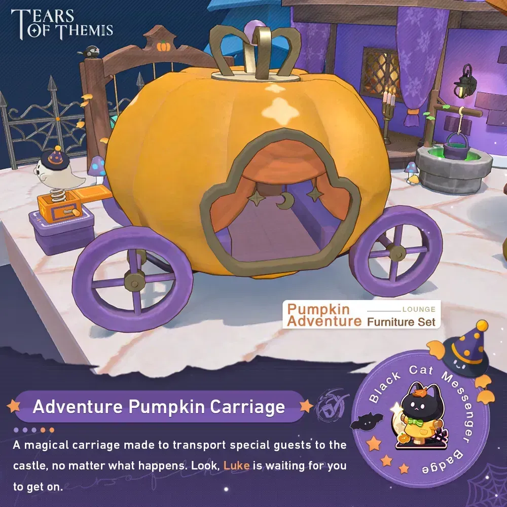 All-New Lounge Theme Pumpkin Adventure Available Soon Tears of Themis ...