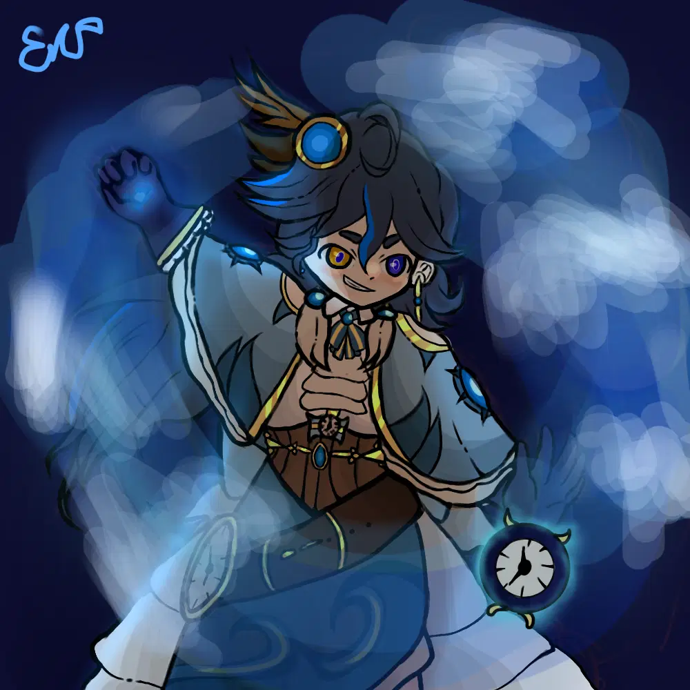 I attempted to draw my Genshin oc in Marikyuun’s art style! Genshin ...