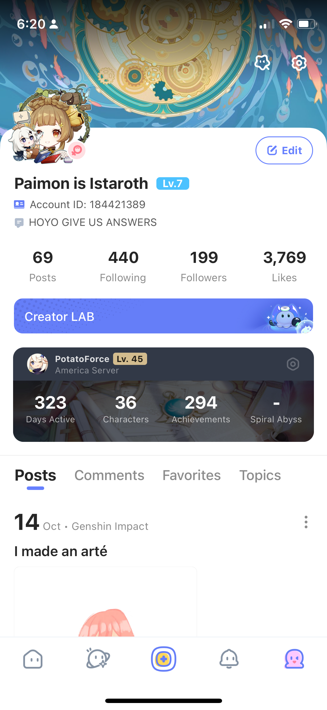 Just ruined a perfectly good 69 | HoYoLAB