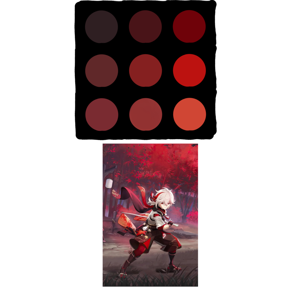 Kazuha color palette