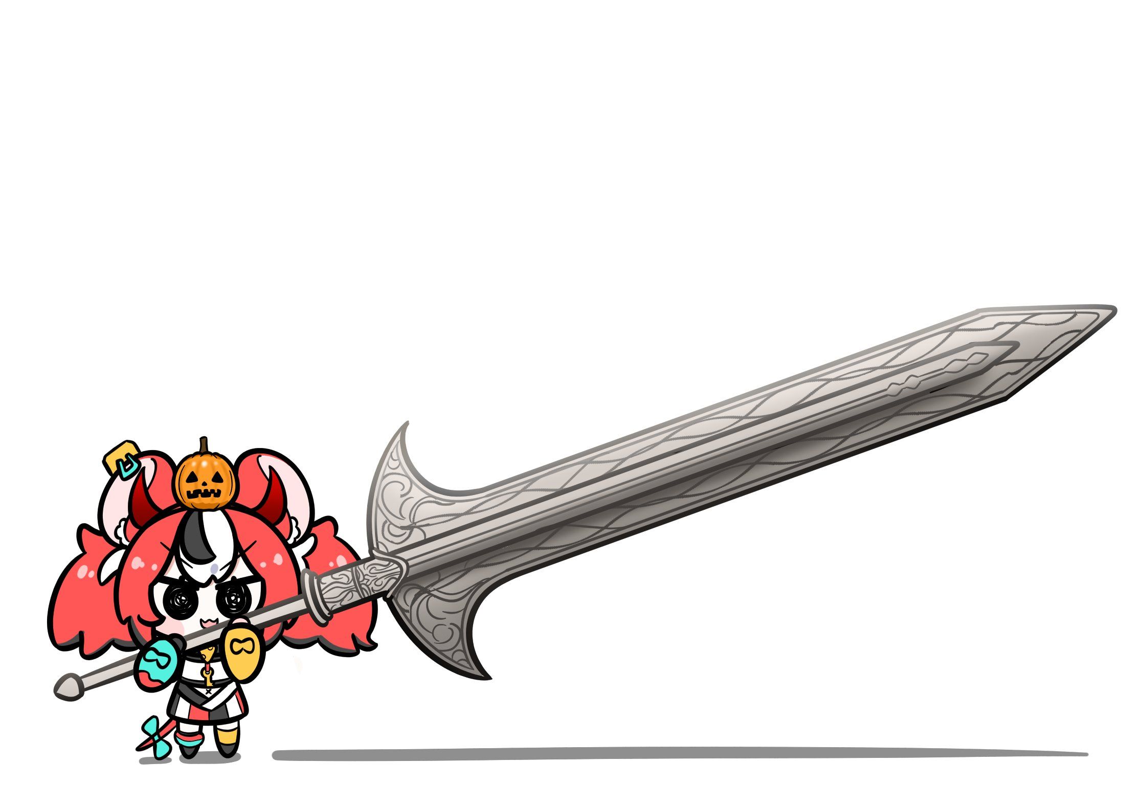 Smol Bae with Claymore | HoYoLAB