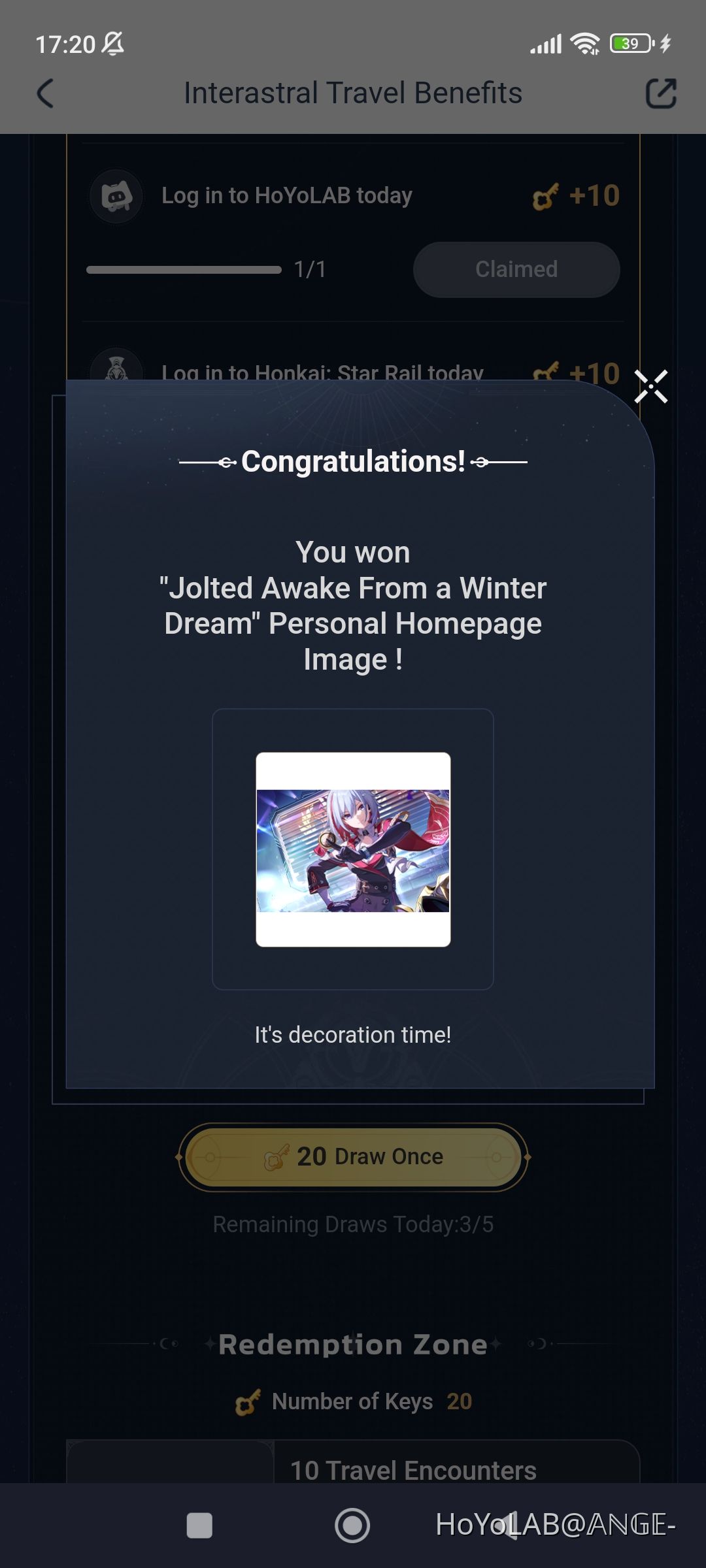 "Jolted Awake from a winter Dream" Profile Backround Image Obtained ...