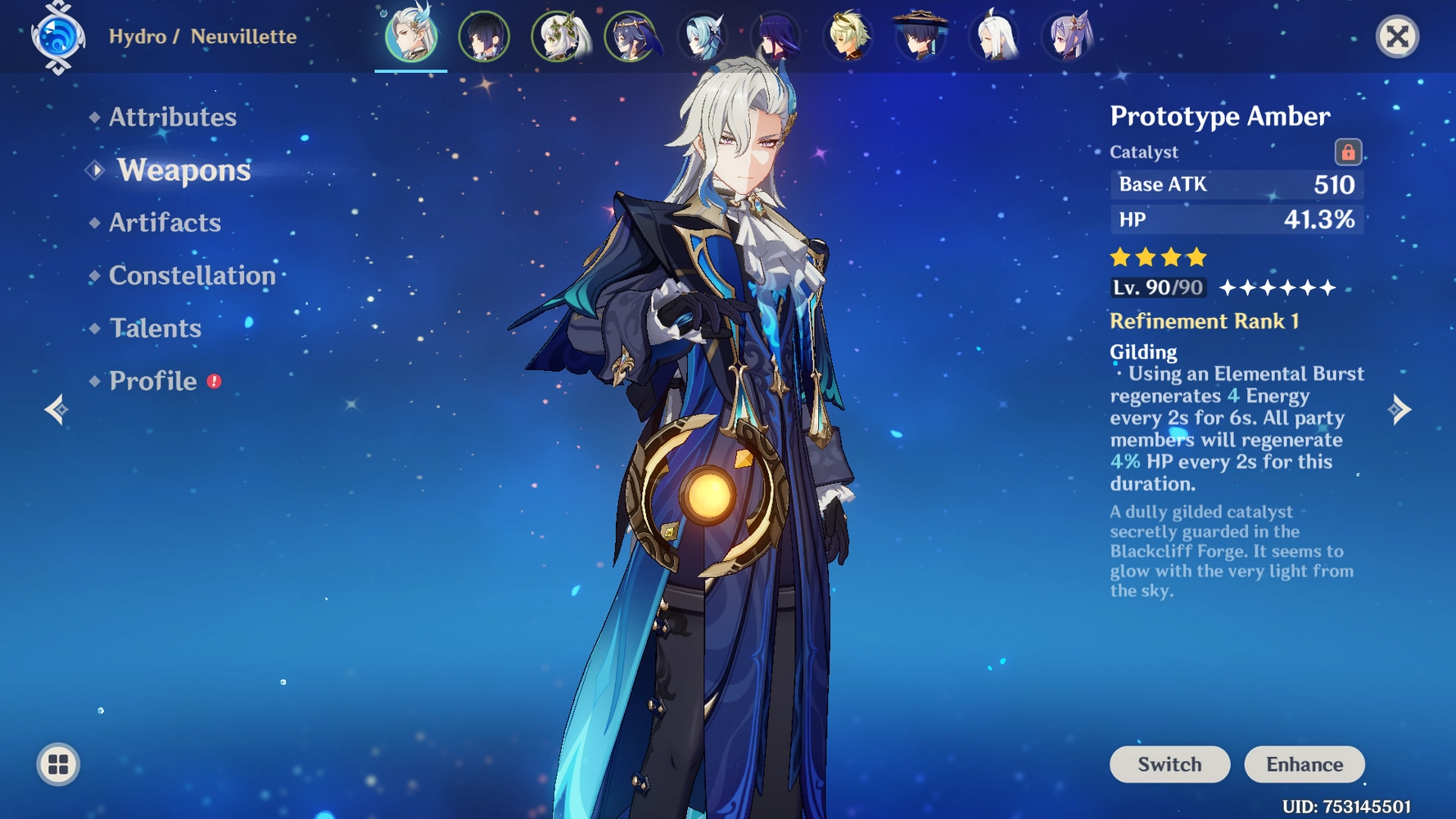 neuvillete build :))) Genshin Impact | HoYoLAB