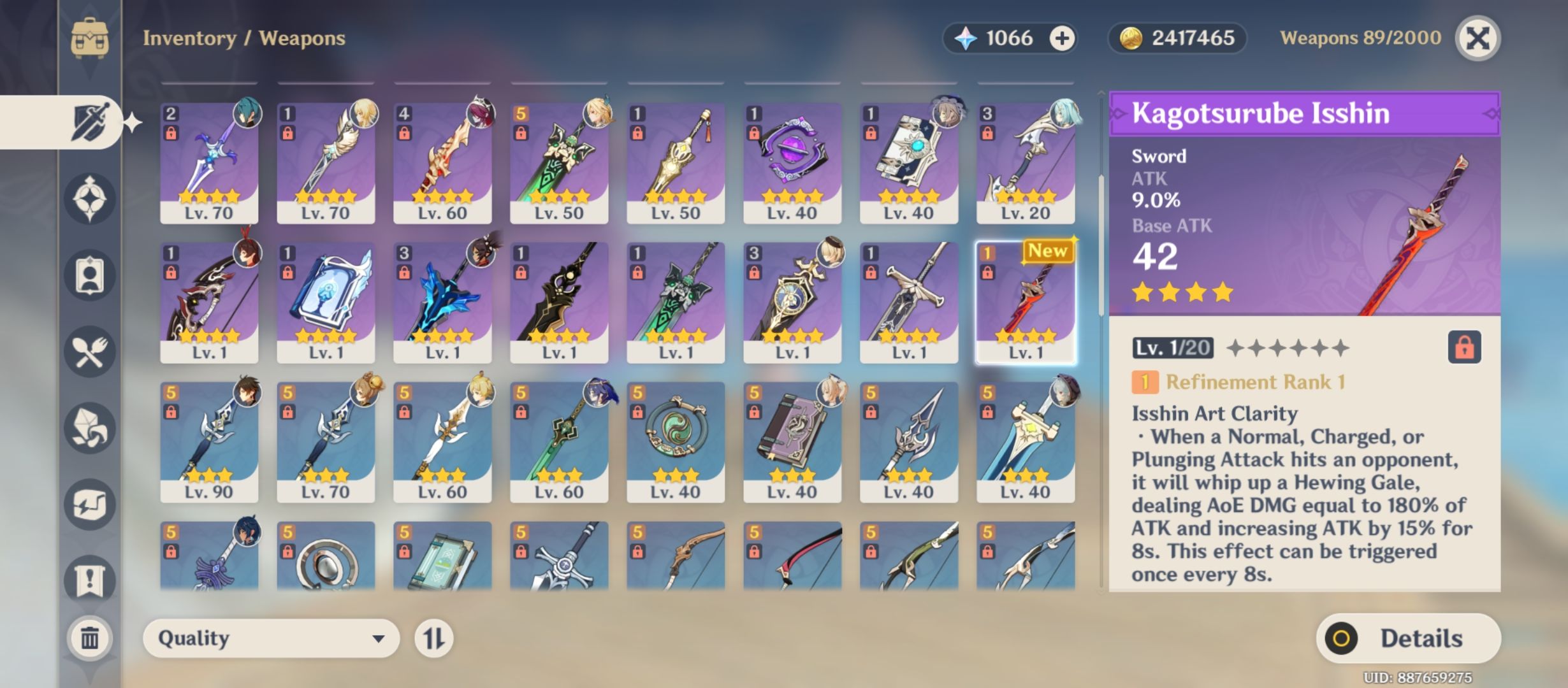 Just got this awesome sword 😍 Genshin Impact | HoYoLAB