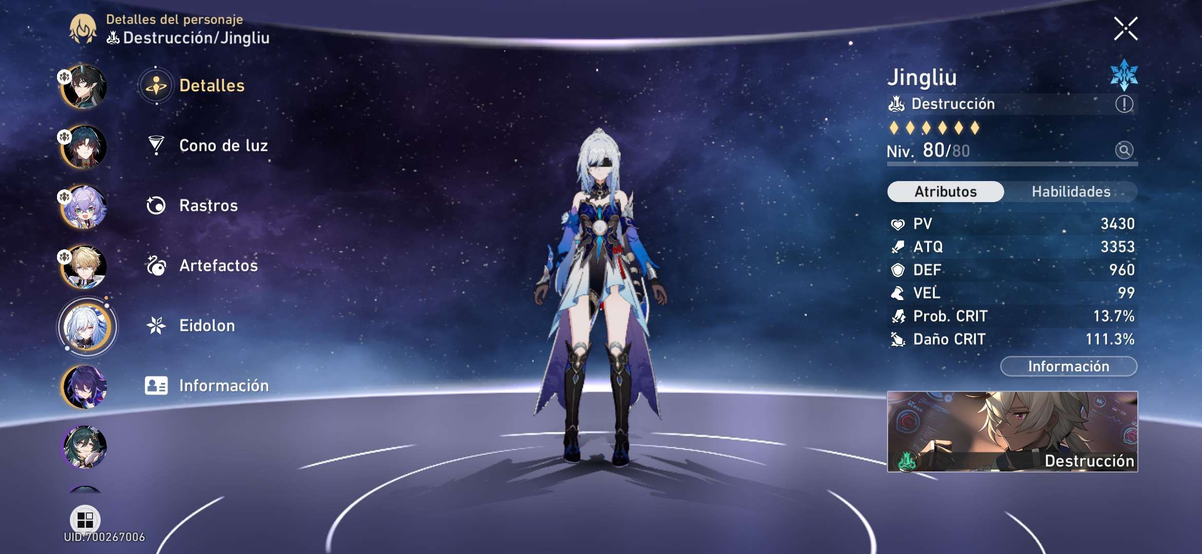 estara bien con estos stats? Honkai: Star Rail | HoYoLAB