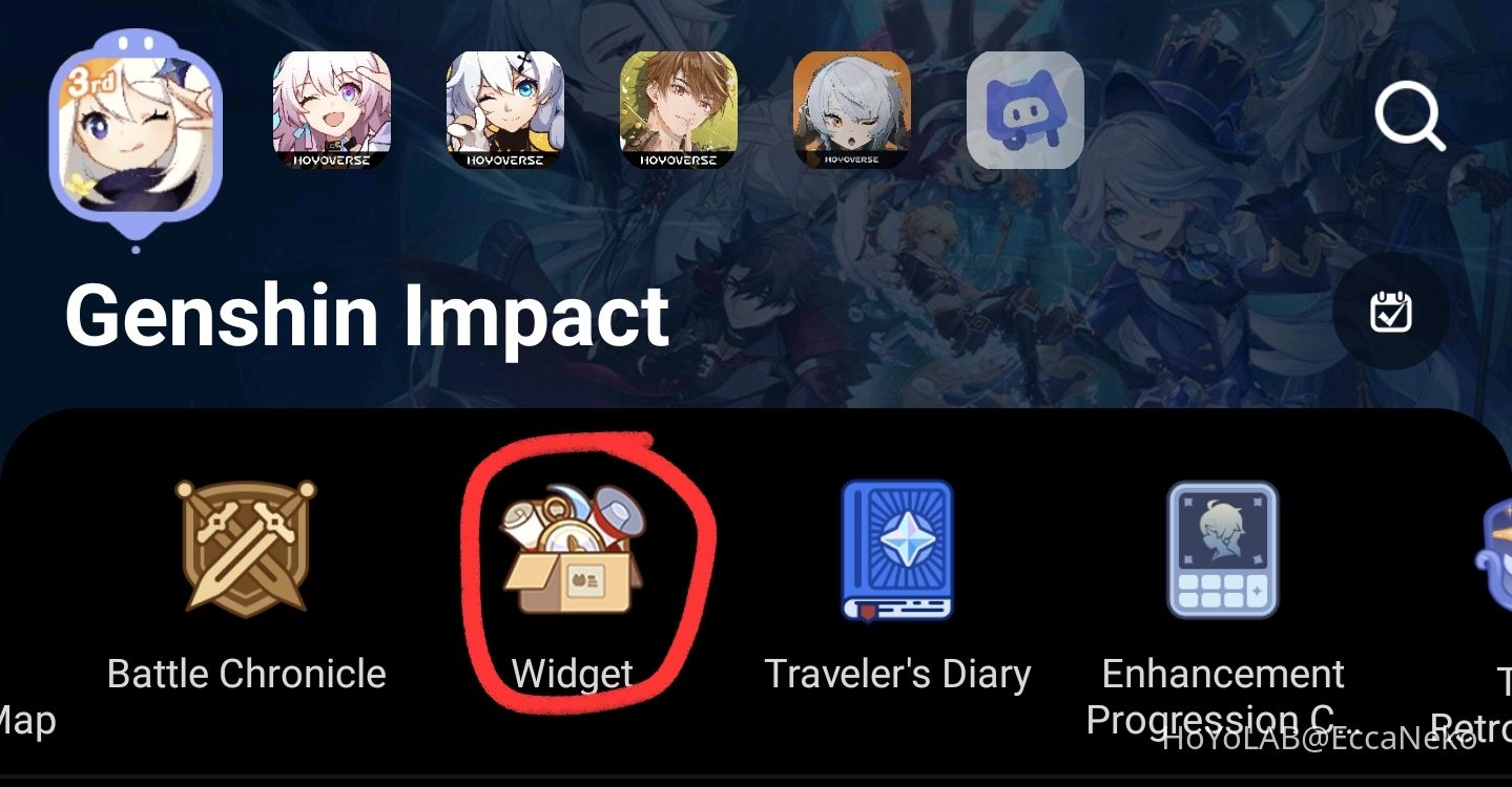 Frames and Backgrounds Genshin Impact | HoYoLAB