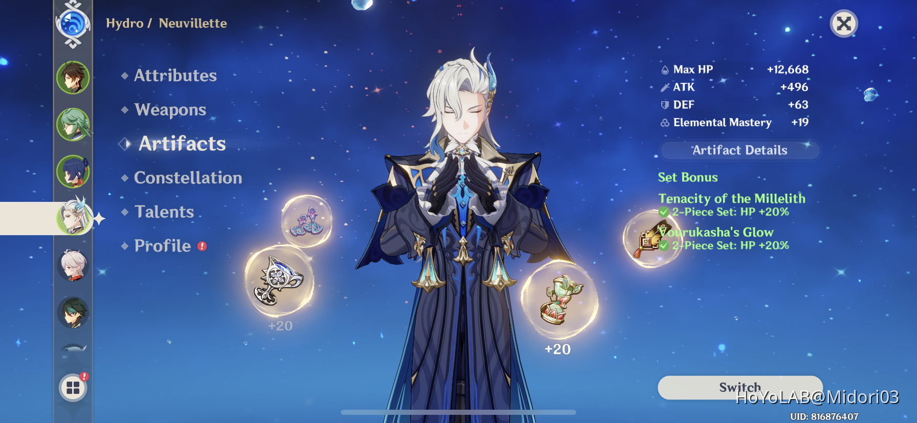 C0 Neuvillette build with R5 Widsith Genshin Impact | HoYoLAB