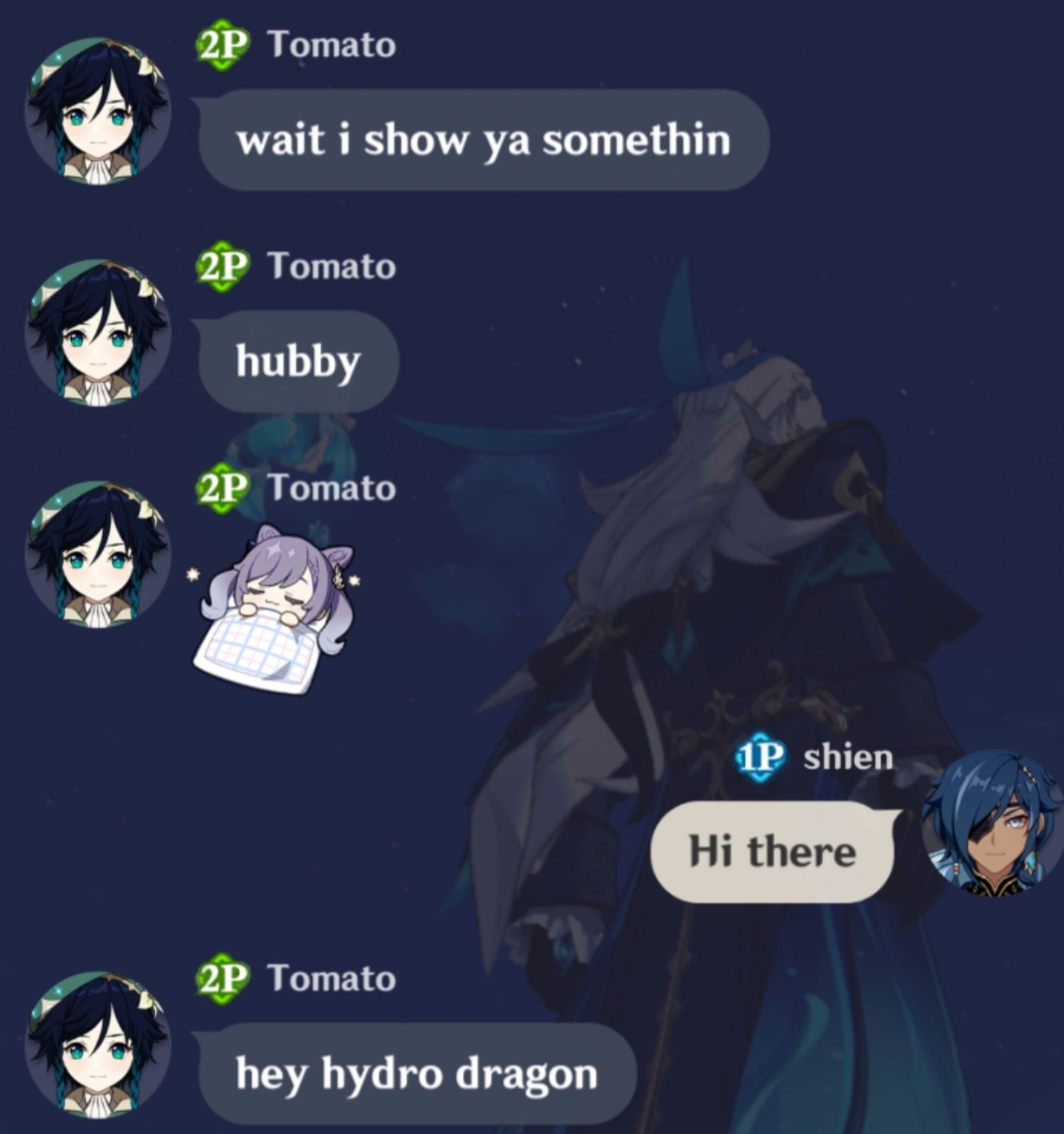 the first user i allowed in my world yesterday just flexed their ...