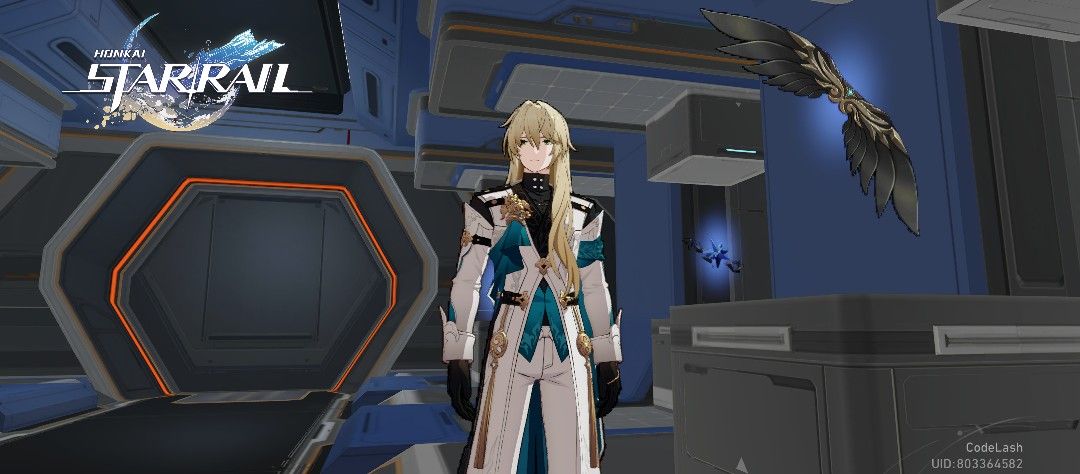 why the wings of first flight hanging in herta space station? Honkai ...