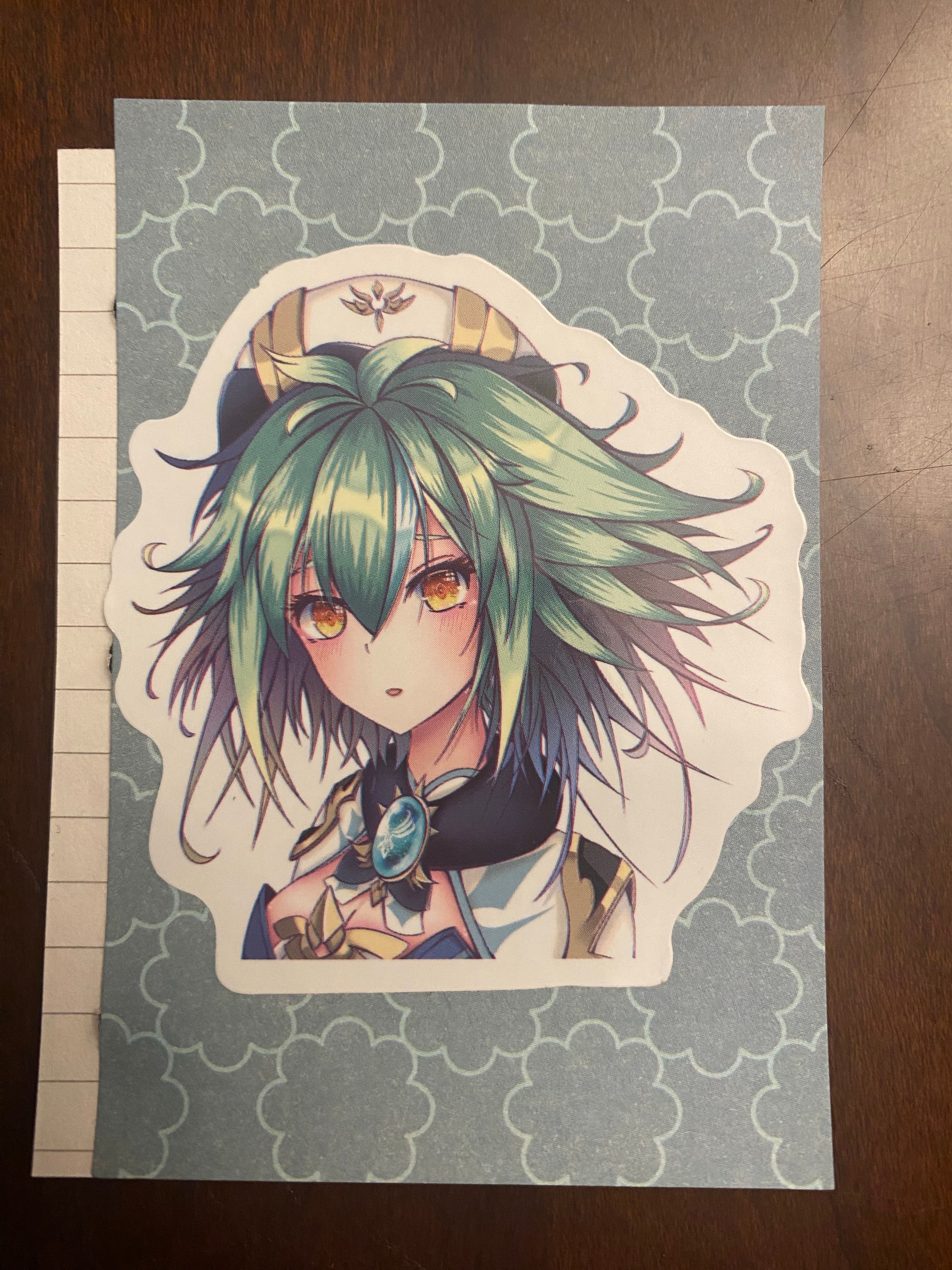 Took a closer look at my Sucrose sticker… Genshin Impact | HoYoLAB