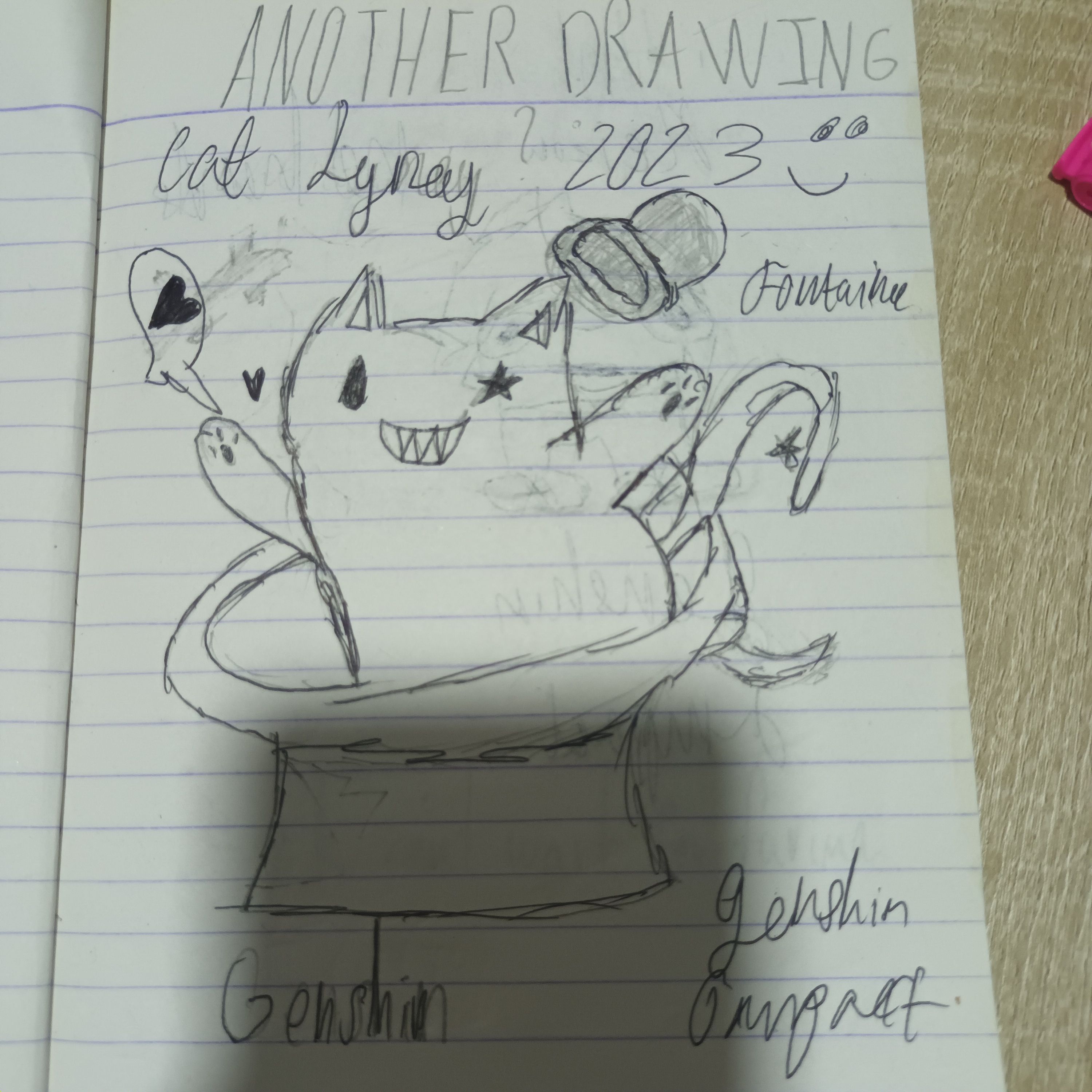 lyney cat drawing yipee im going to try and draw Genshin Impact | HoYoLAB