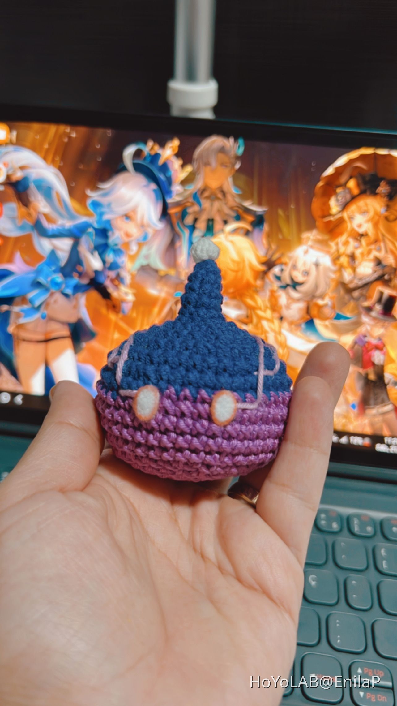 Slime Electro em Amigurumi Genshin Impact | HoYoLAB