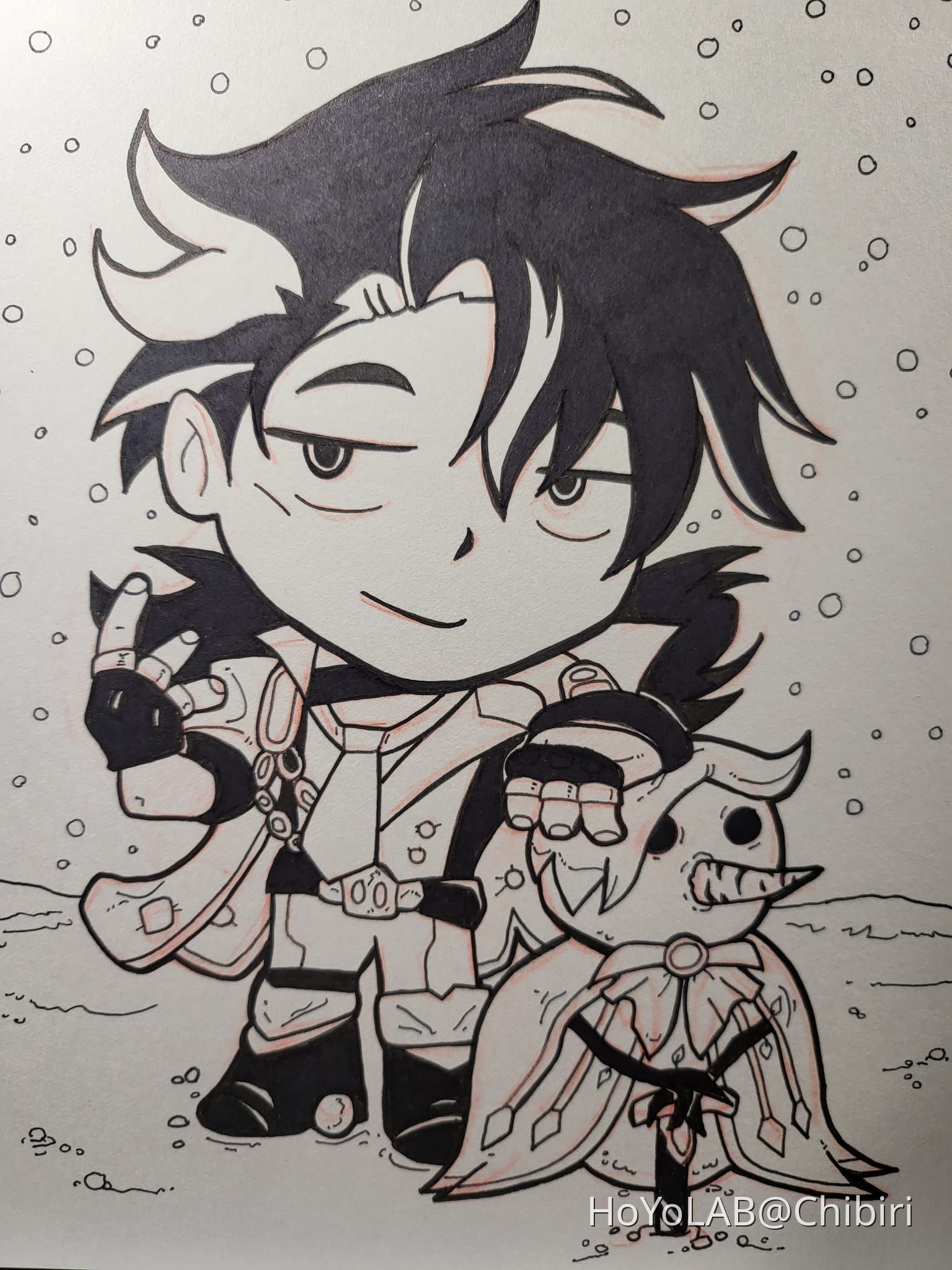 Day 20 - Frost (Inktober) Genshin Impact | HoYoLAB