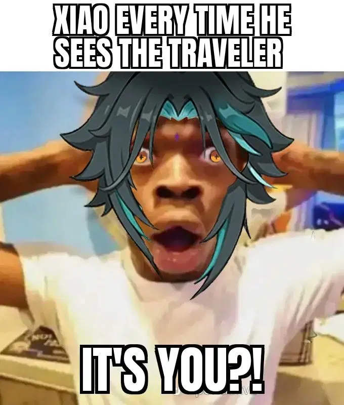 Classic Xiao behavior (ENG/ESP) Genshin Impact | HoYoLAB