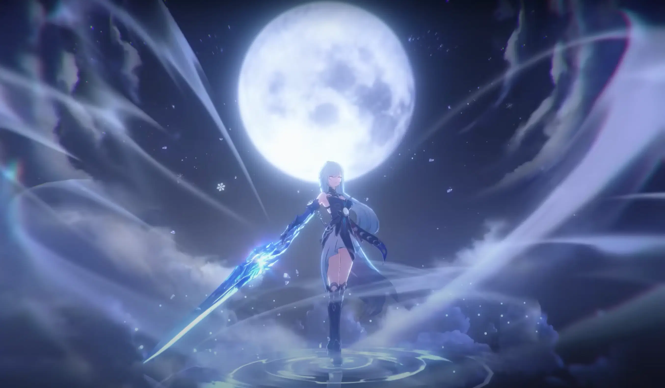 Beneath a sky, her eyes in tranquil guise, Sen... Honkai: Star Rail ...