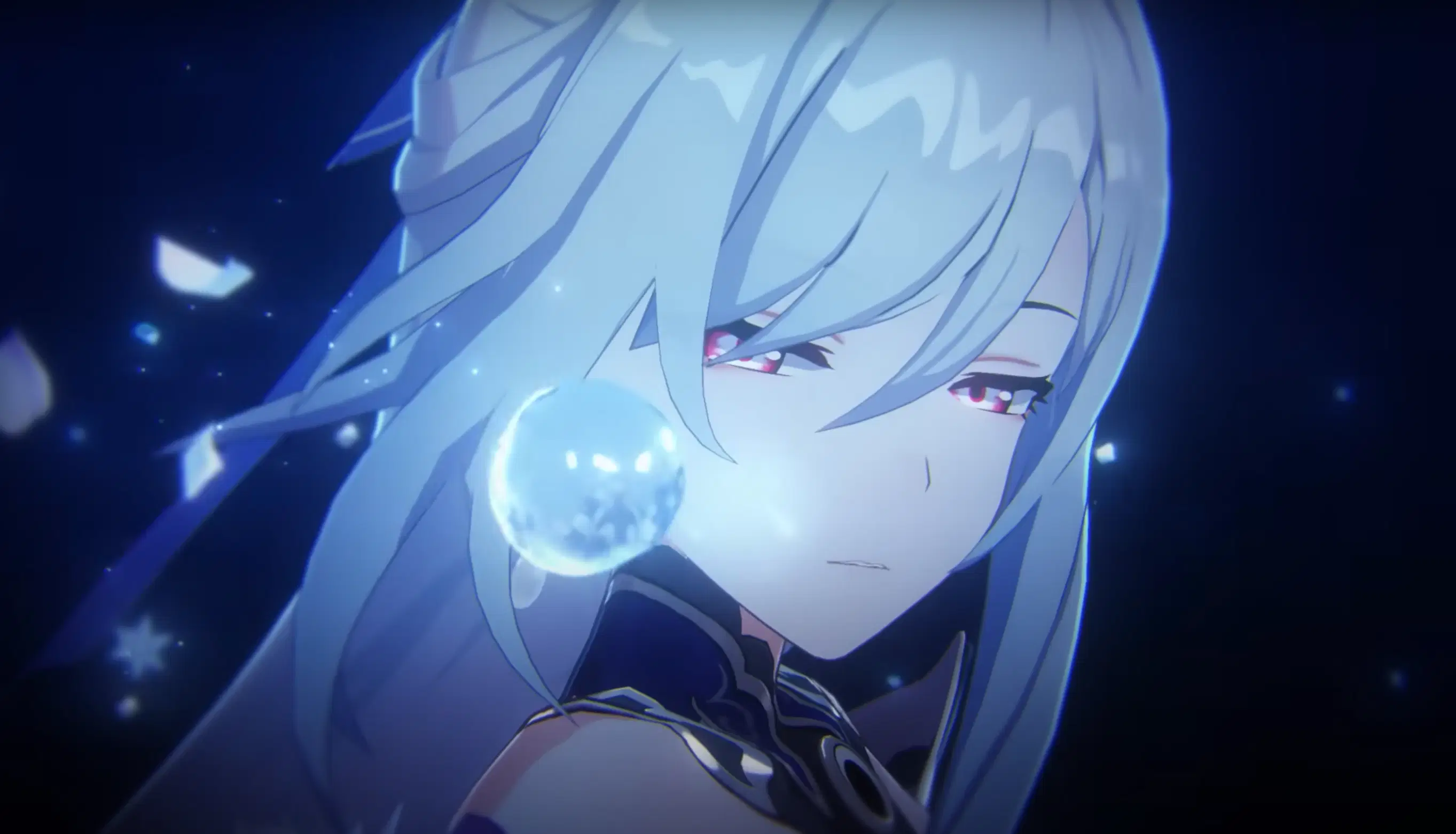 Beneath a sky, her eyes in tranquil guise, Sen... Honkai: Star Rail ...