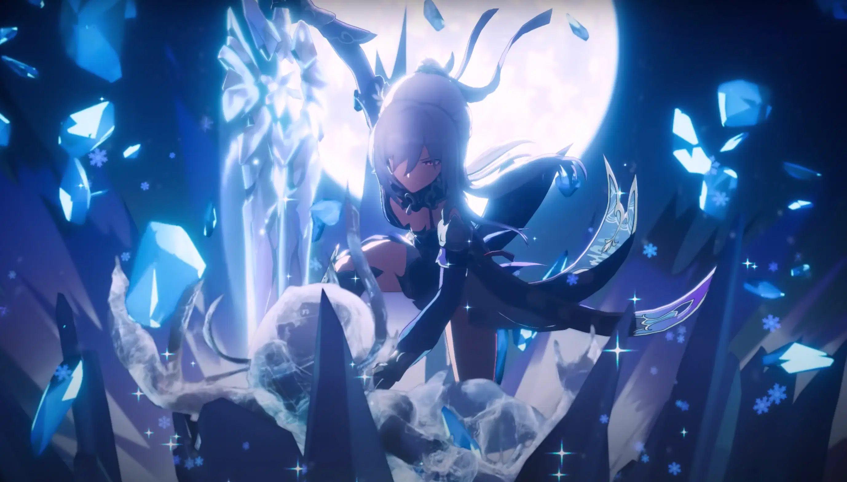 Beneath a sky, her eyes in tranquil guise, Sen... Honkai: Star Rail ...