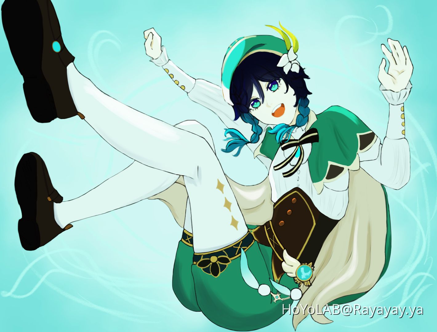 Time to take off [Venti Fan Art] Genshin Impact | HoYoLAB