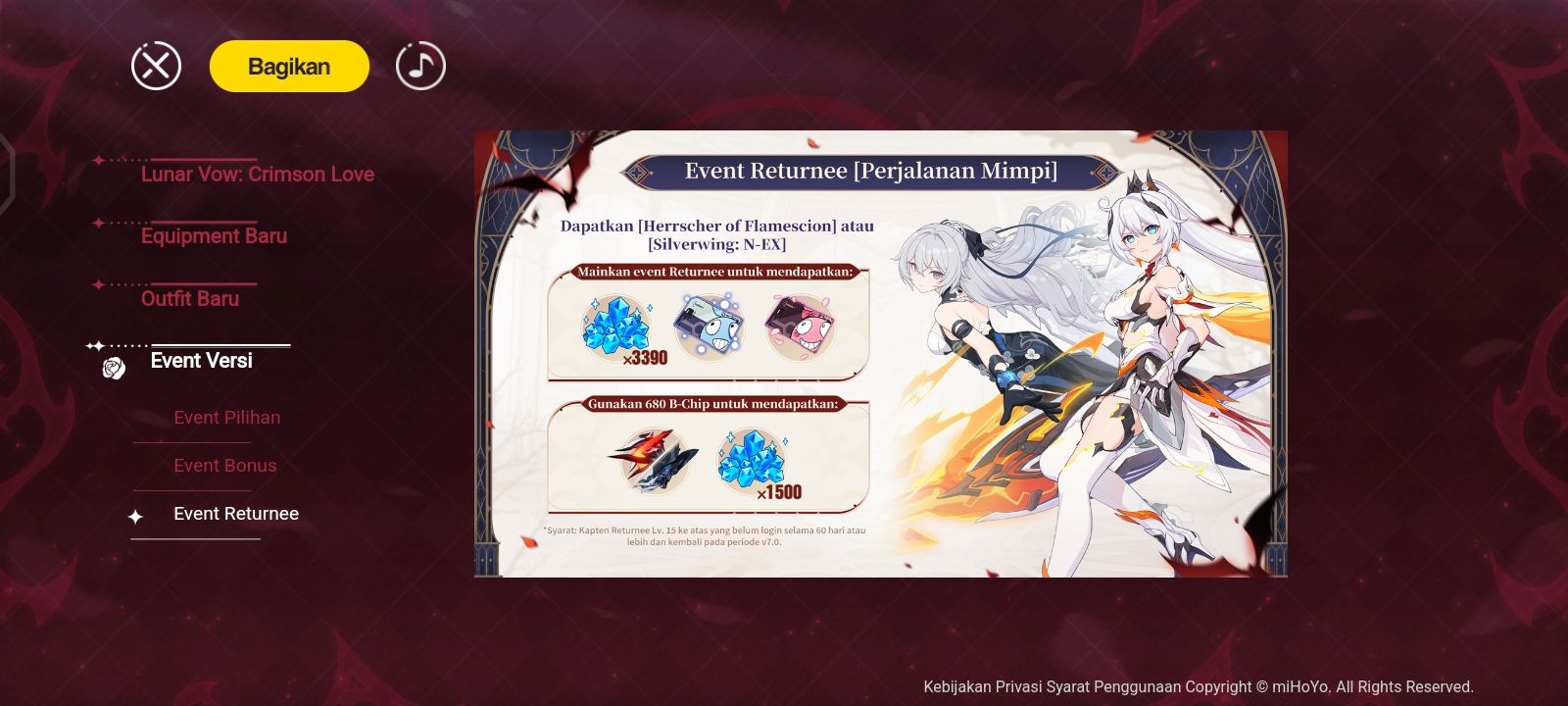 (please baca deskripsi dulu) yang mau main lagi/returnee dapat bonus di ...