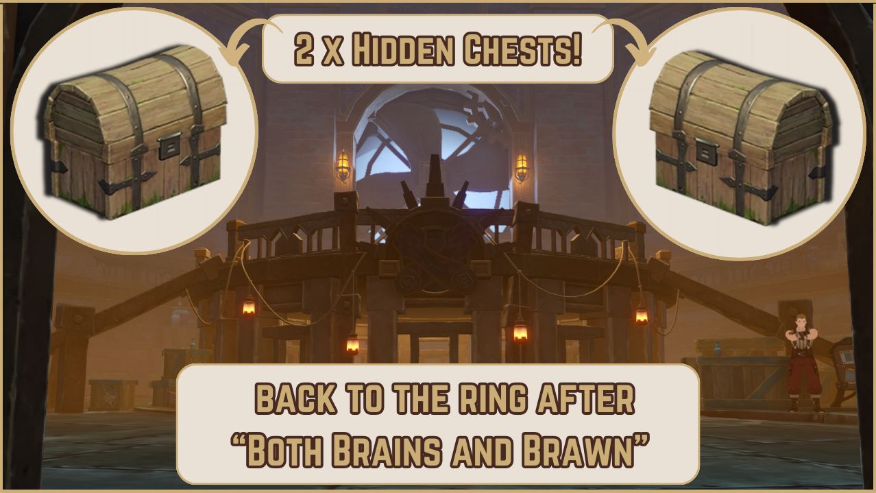 {2 x Hidden Common Chests} ~ Back to the Pankration Ring after “Both ...