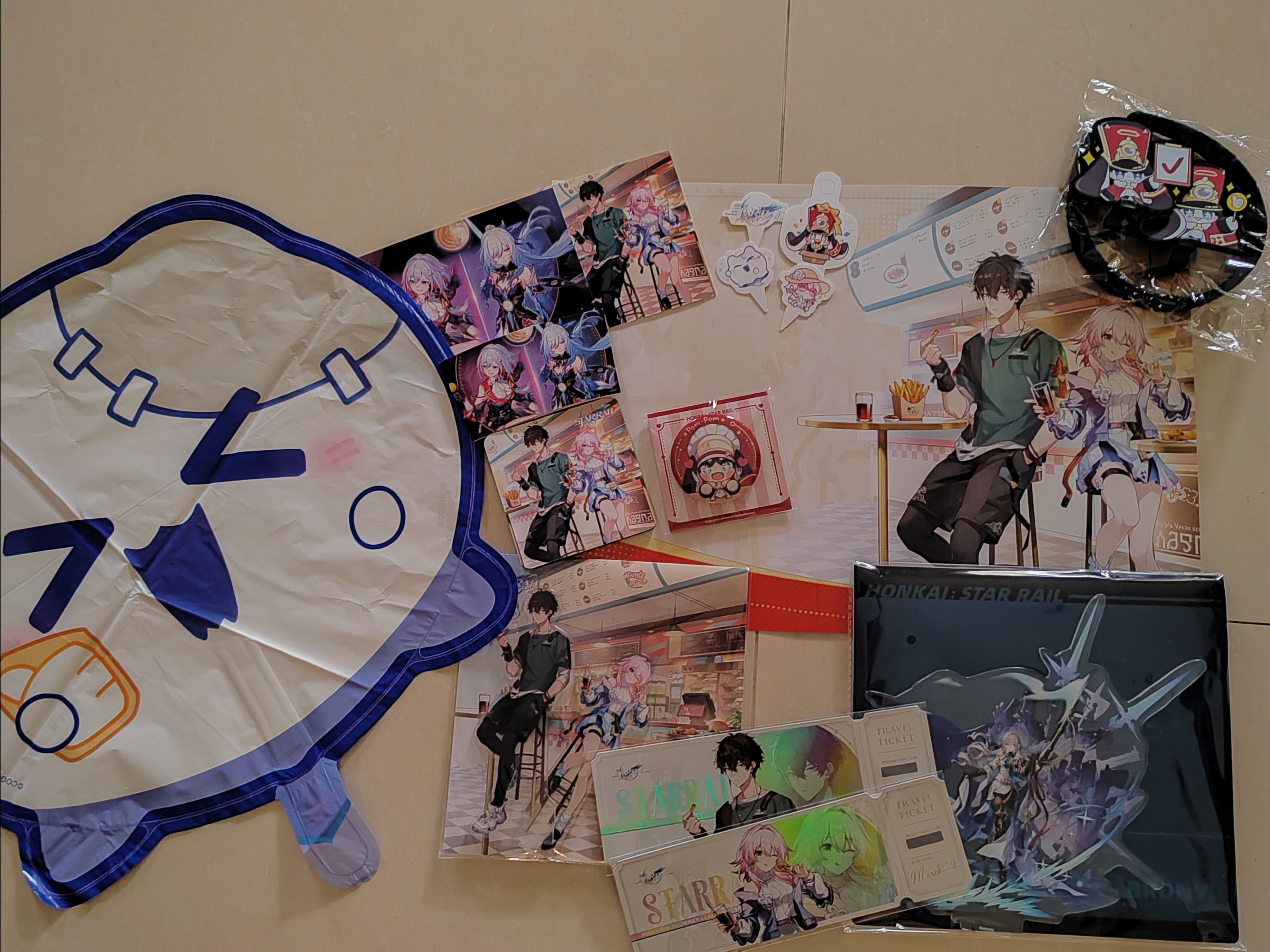 Merchandises that I got from the HSR Colab Honkai: Star Rail | HoYoLAB