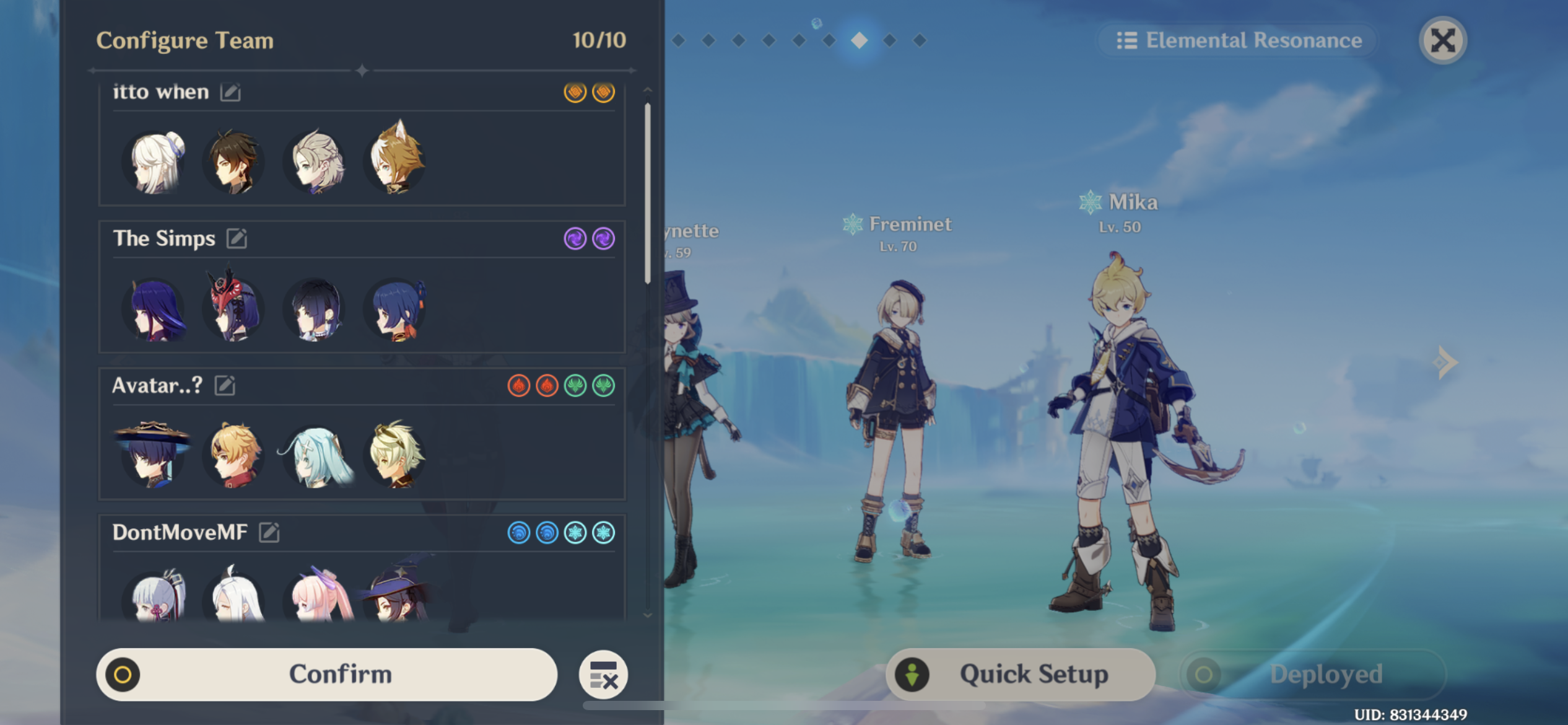 Team Comp Names Genshin Impact | HoYoLAB