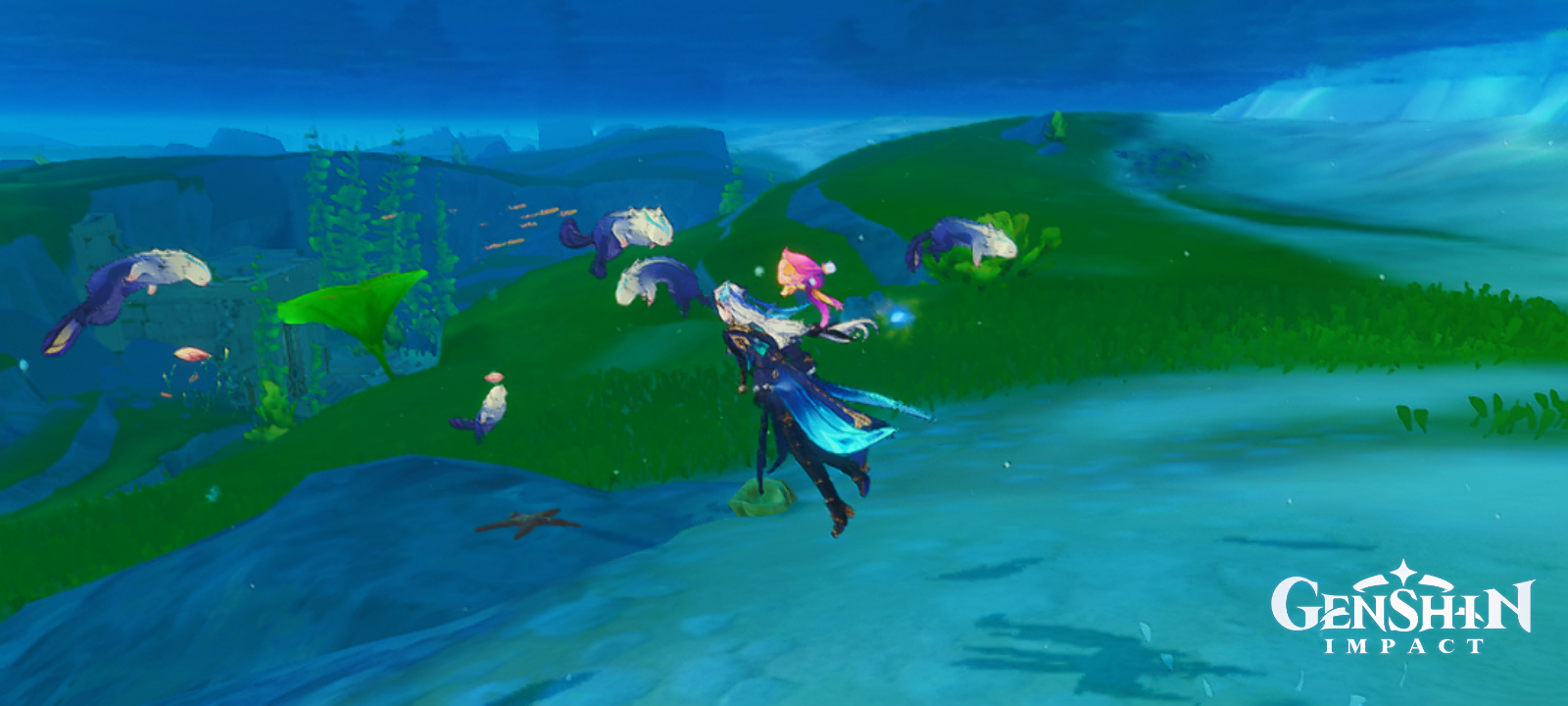 My Neuvillette made new friends~ 💙 Genshin Impact | HoYoLAB