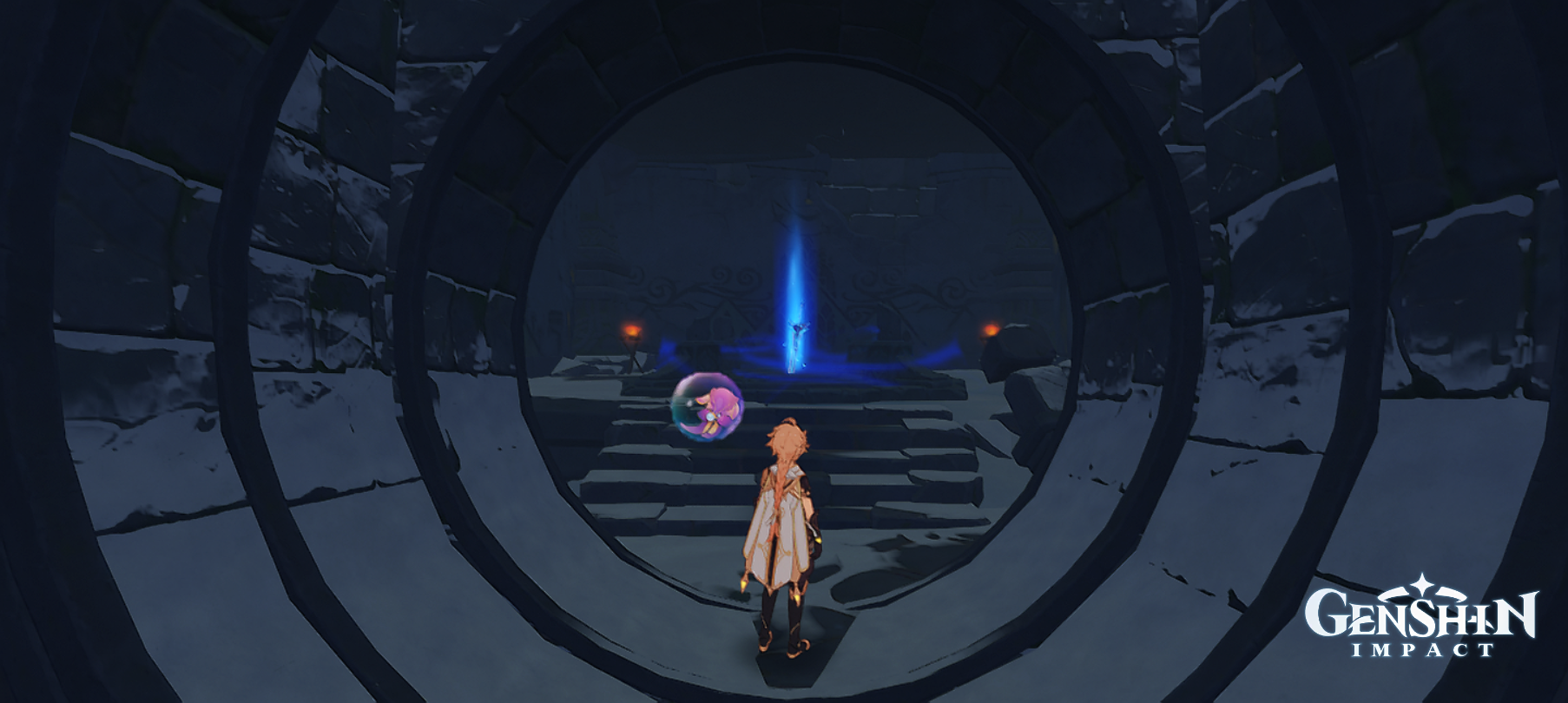 The sword in Dragonspine Genshin Impact | HoYoLAB