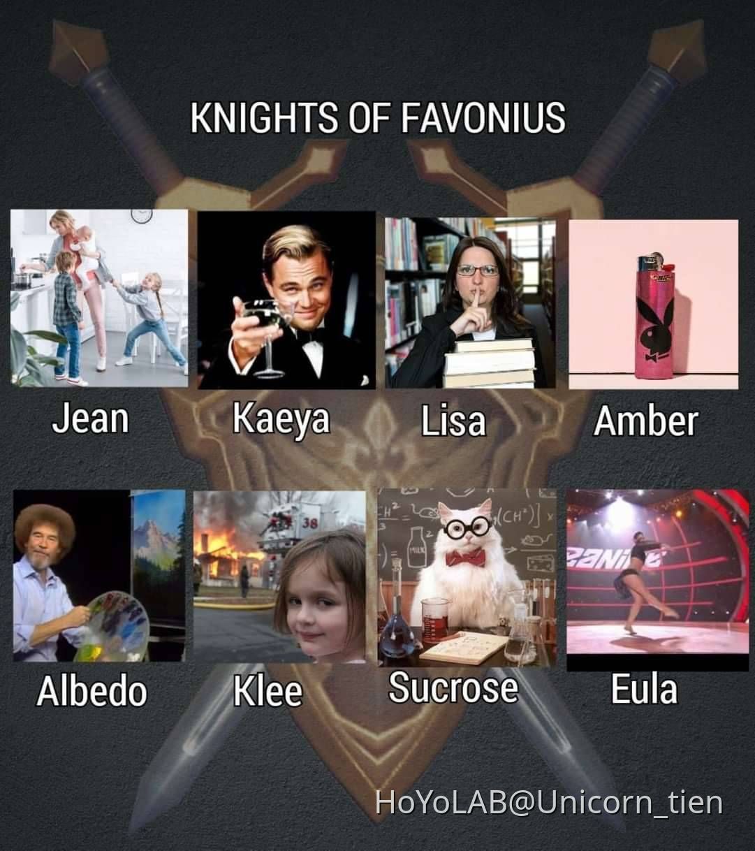 Knights of favonius meme Genshin Impact | HoYoLAB