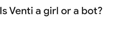 Are these the only options? it's official Venti is a bot. Genshin ...