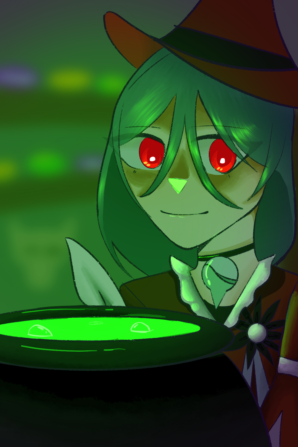 Day 1 of drawing Halloween themed hsr fan art Honkai: Star Rail | HoYoLAB