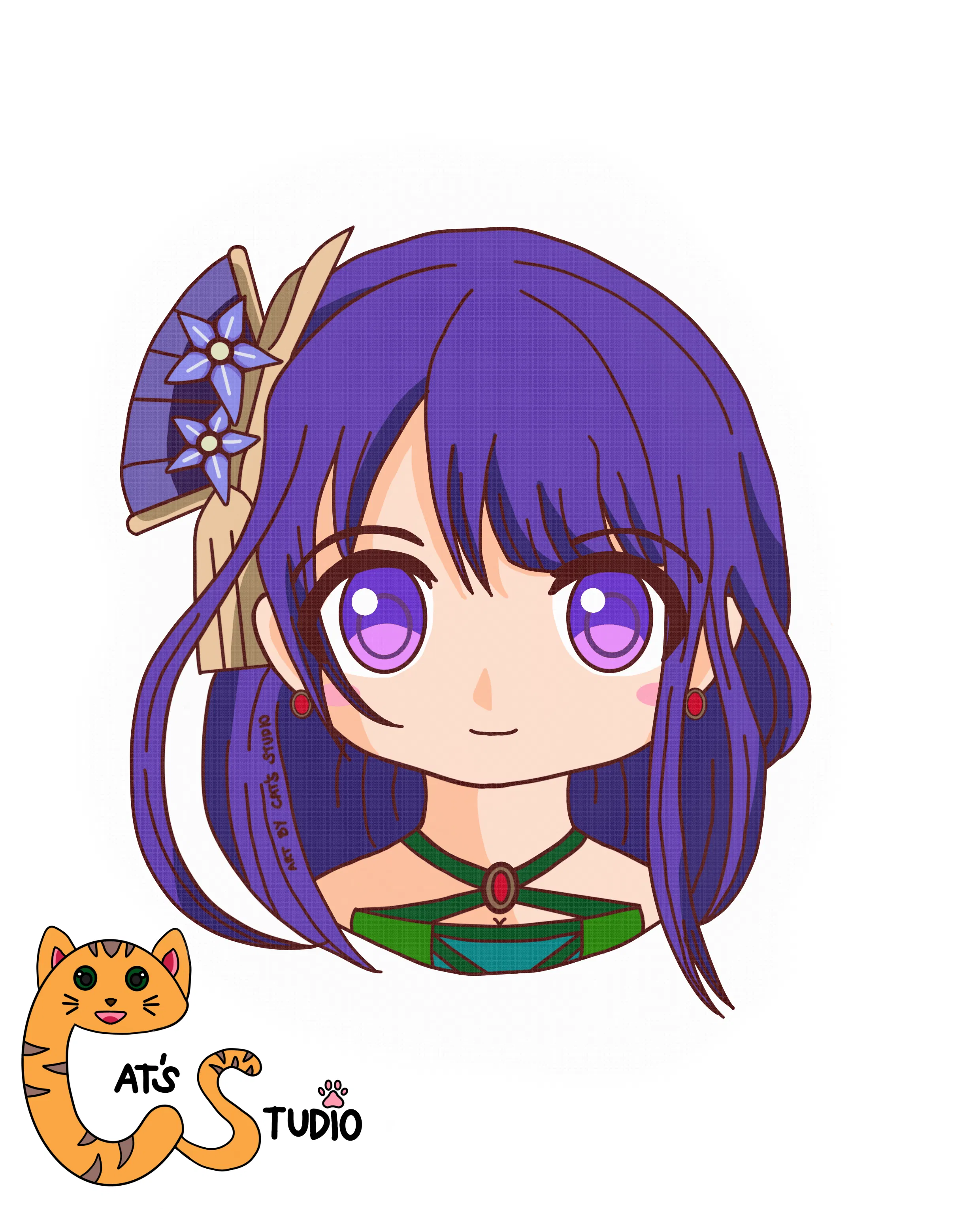 Raiden Shogun Chibi Genshin Impact | HoYoLAB