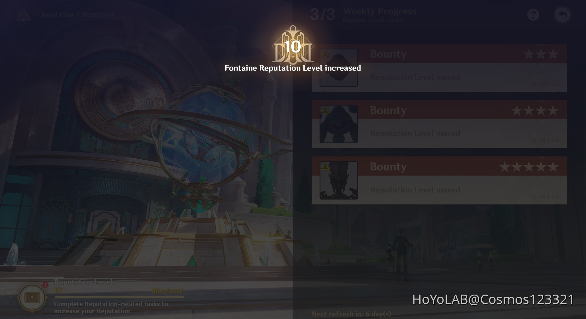 FINALLY AHHH 🥳 Fontaine reputation done! Genshin Impact | HoYoLAB