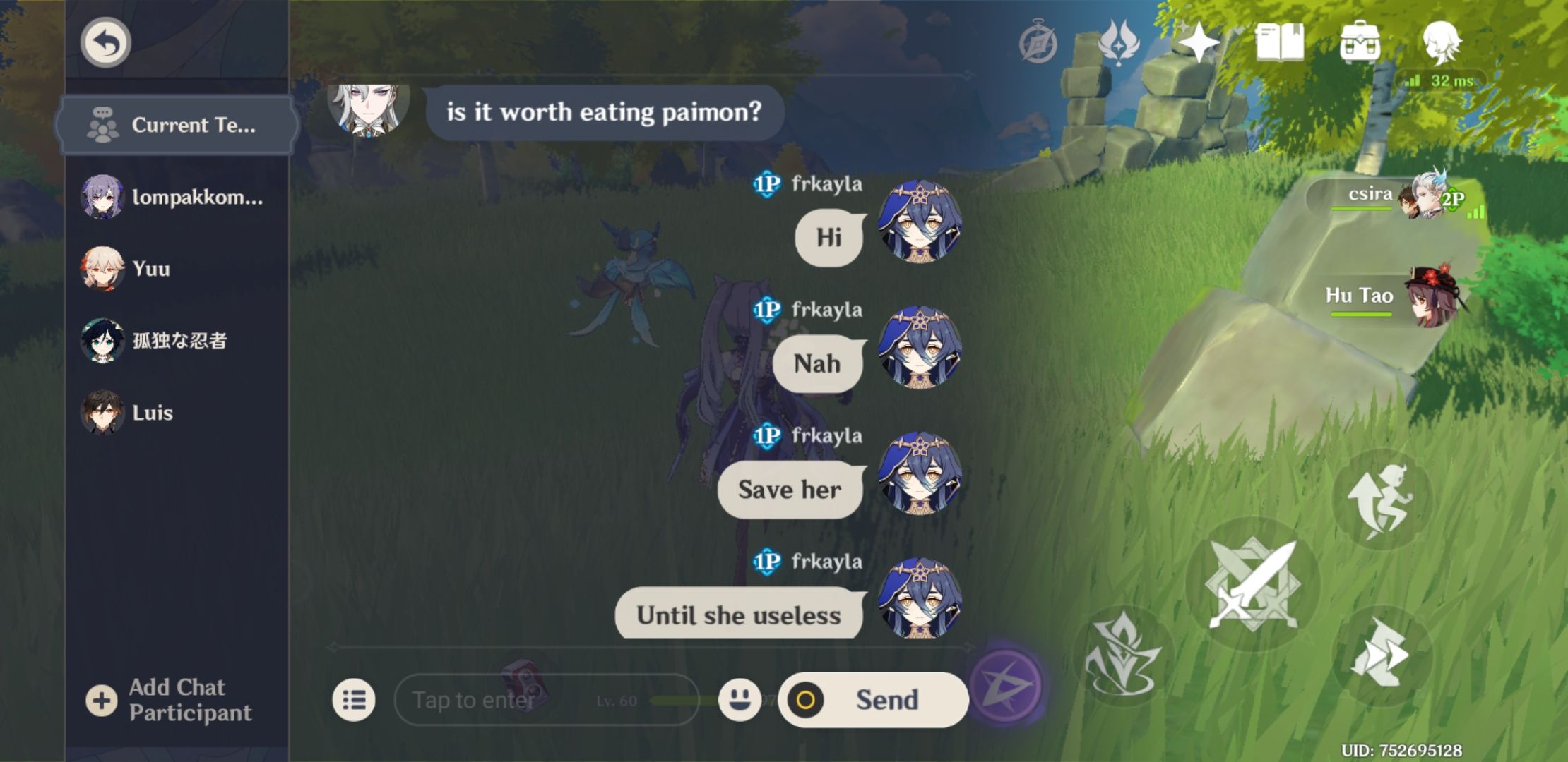 some funny chats Genshin Impact | HoYoLAB