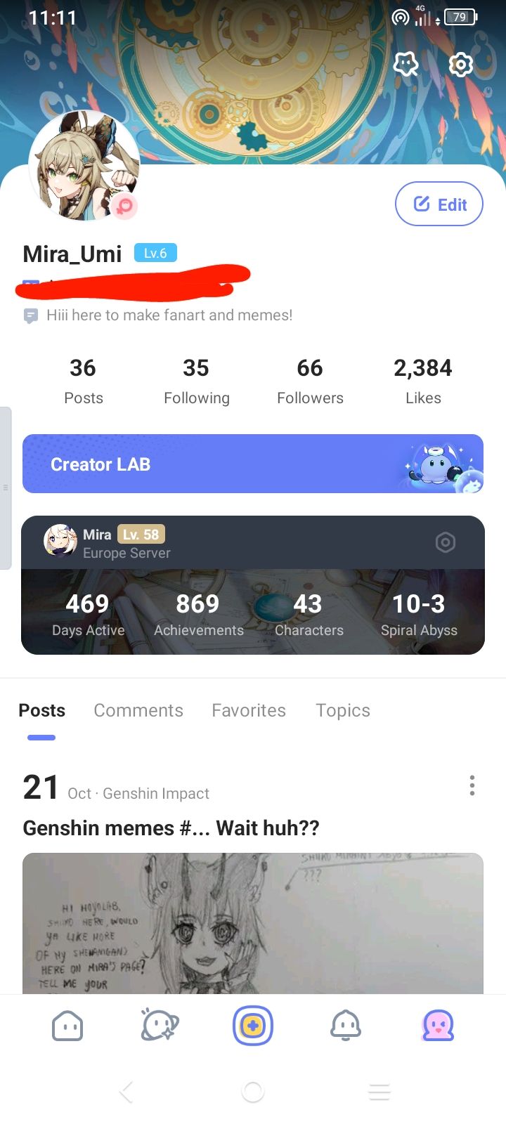 Yo guys can we make It 69 followers pls? | HoYoLAB