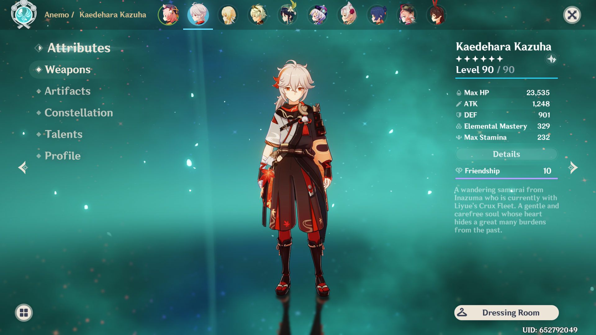 all of my five stars builds (read desc) Genshin Impact | HoYoLAB